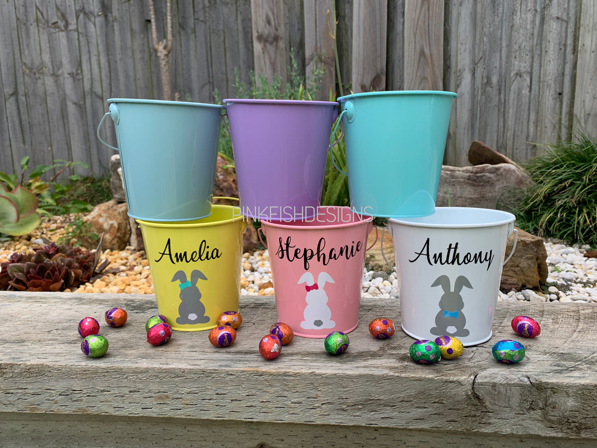 Big Bunny Easter Bucket | Pink Fish Designs